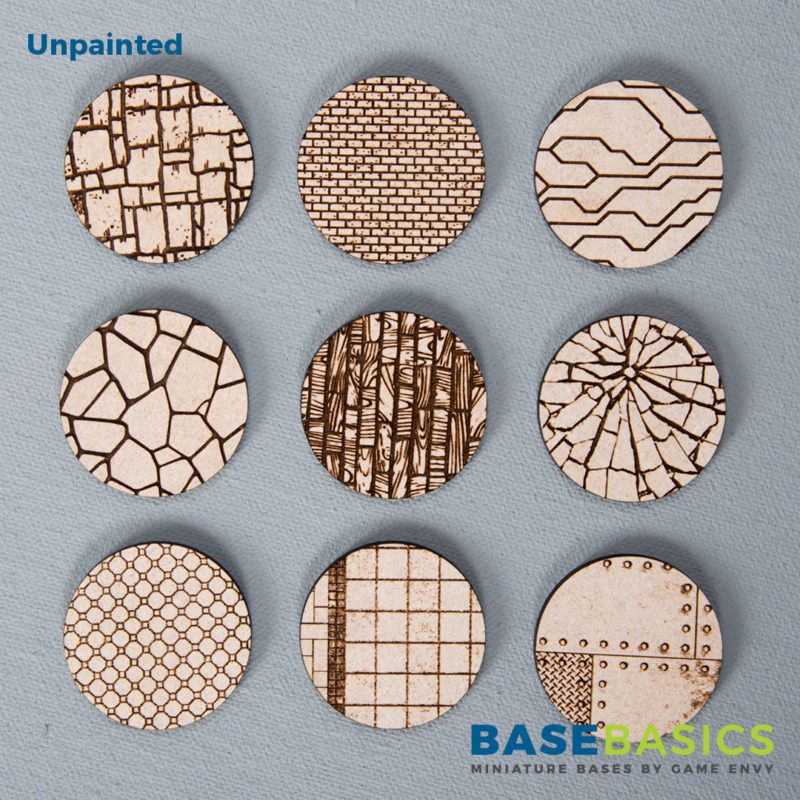 Base Basics – Laser Cut Miniature Bases – Game Envy Creations